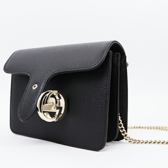 Gucci | Bags | Gucci Shoulder Small Interlocking Black Bag G | Poshmark